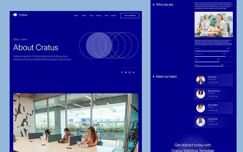 Cratus - Creative HTML5 Responsive Website Template